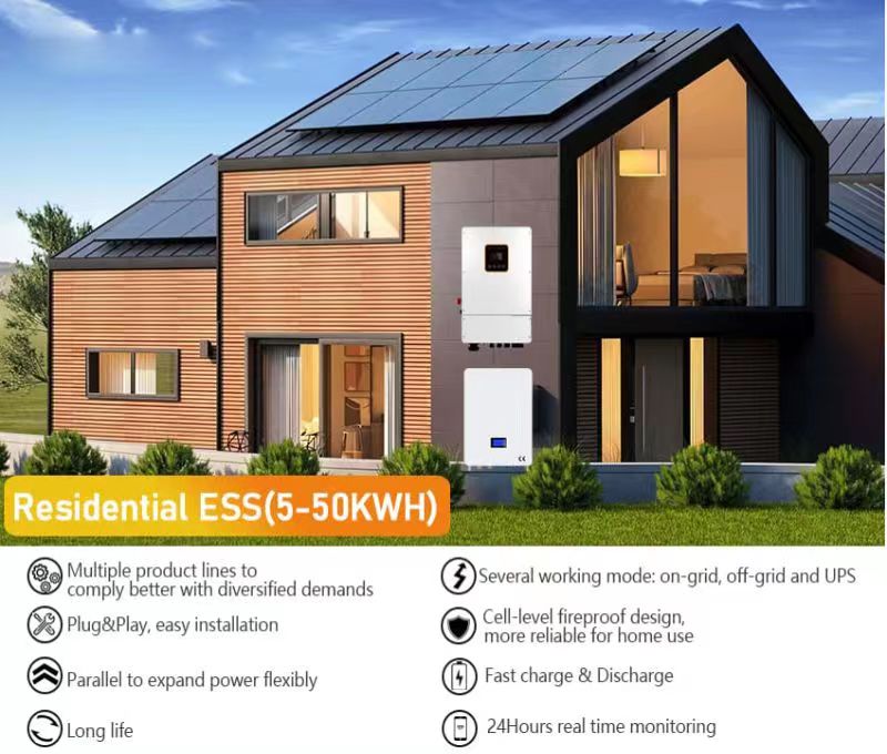 China Hybrid Solar System 30kw Home Storage Hybrid Solar System With ...